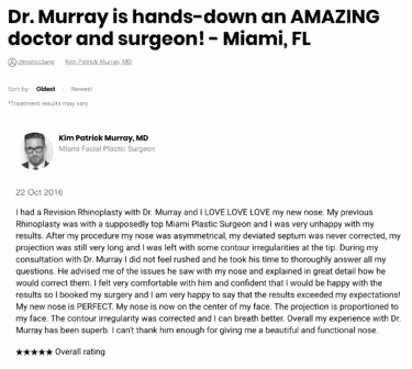 Dr. Kim Patrick Murray, MD - Rhinoplasty / Nose Job/ Plastic Surgery