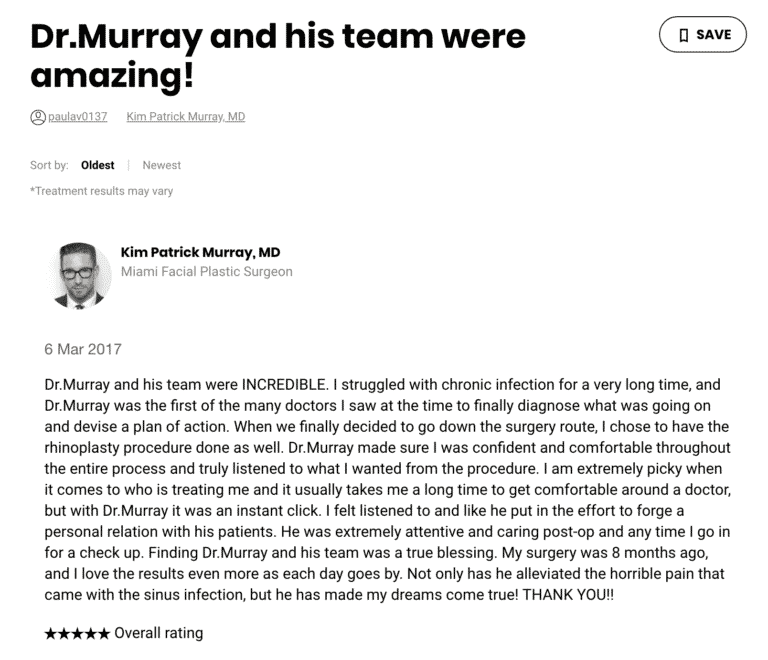 Dr. Kim Patrick Murray, MD - Rhinoplasty / Nose Job/ Plastic Surgery